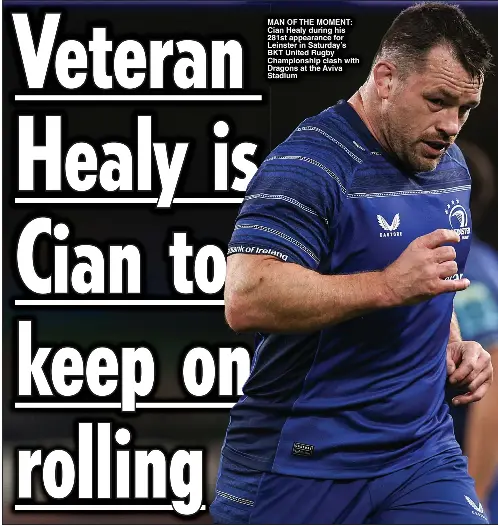 Veteran Healy is Cian to keep on rolling - PressReader