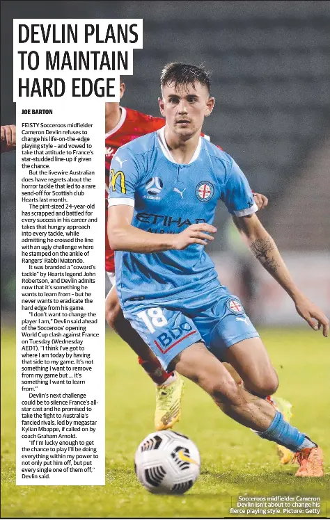 DEVLIN PLANS TO MAINTAIN HARD EDGE - PressReader