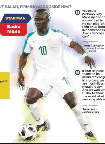 Lions of Teranga dependent upon Mane - PressReader