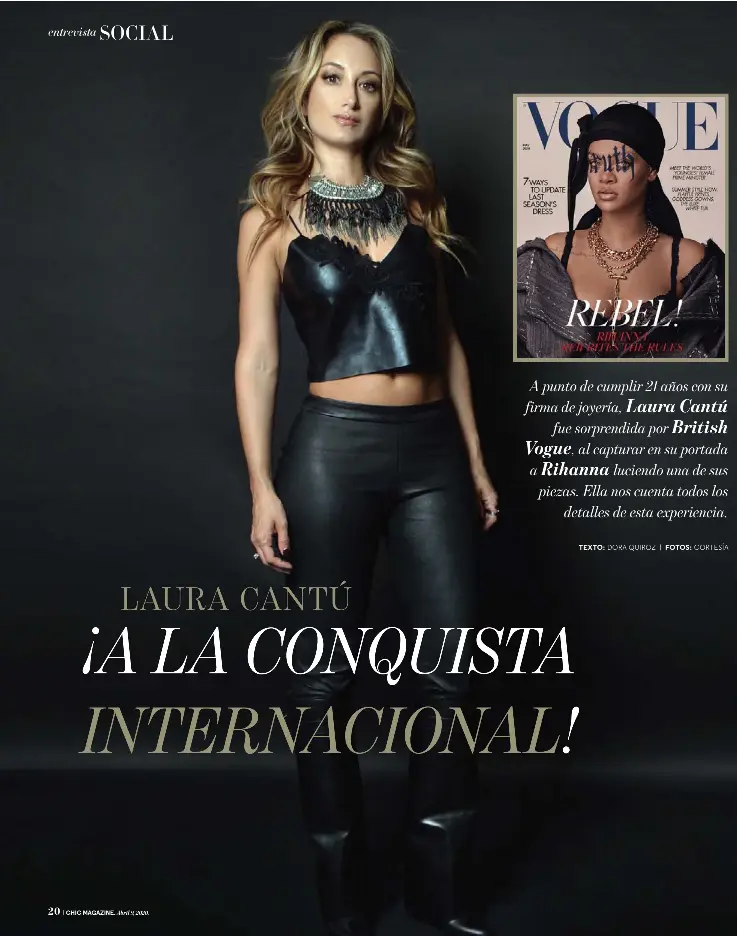 LAURA CANTÚ, su creativida­d traspasa fronteras. - PressReader