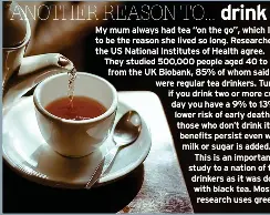 ANOTHER REASON TO... drink tea - PressReader