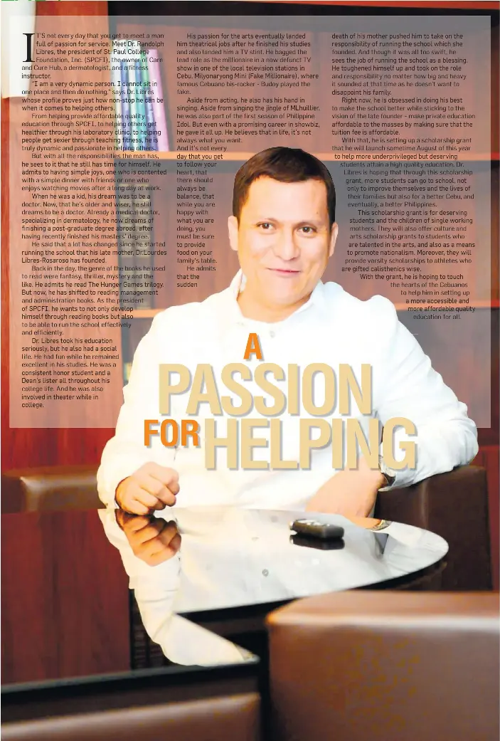 A PASSION FOR HELPING - PressReader