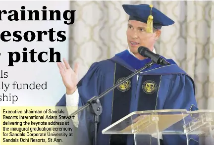 Leadership training for Sandals resorts rises to fever pitch - PressReader