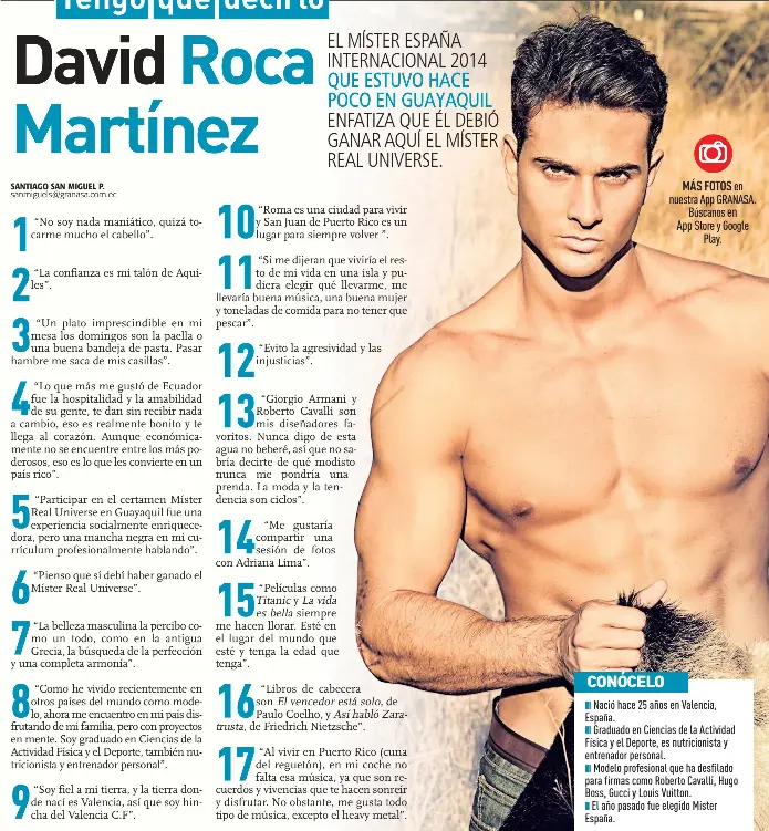 Tengo que decirlo David Roca Martínez - PressReader