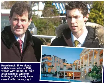 Tragedy for McManus family as JP’s daughter-in-law dies suddenly ...