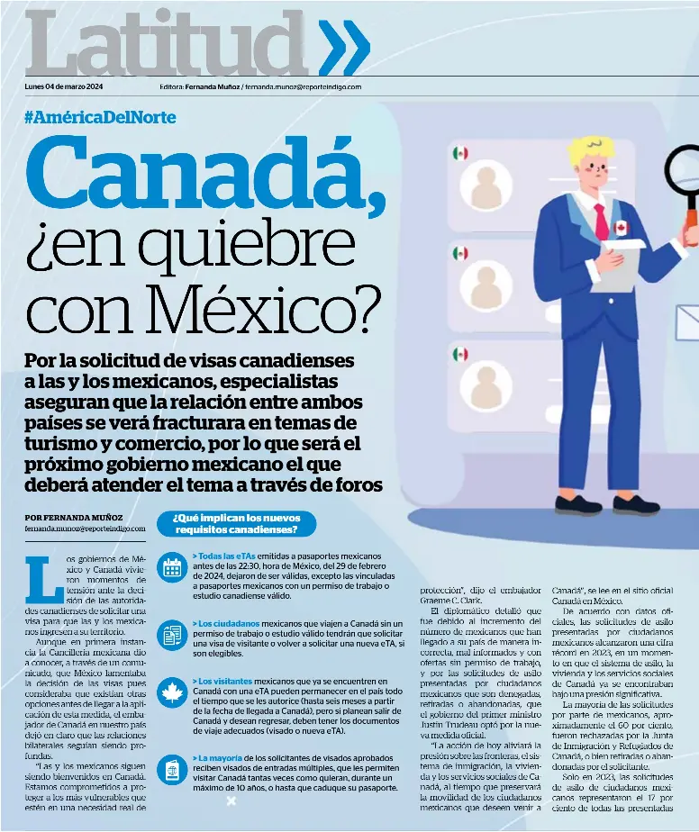 Canadá, ¿en quiebre con México? - PressReader