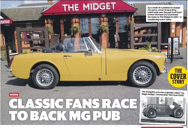 CLASSIC FANS RACE TO BACK MG PUB - PressReader