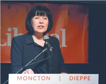 Ginette Petitpas Taylor gagnante dans Moncton-Dieppe - PressReader