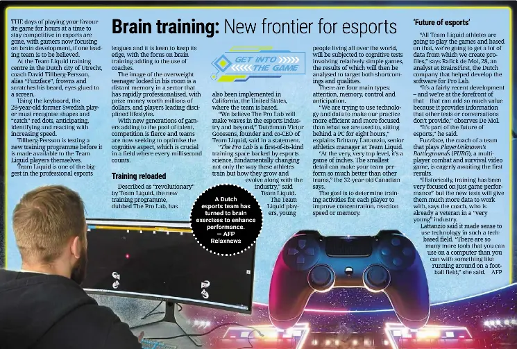 Brain training: New frontier for esports - PressReader