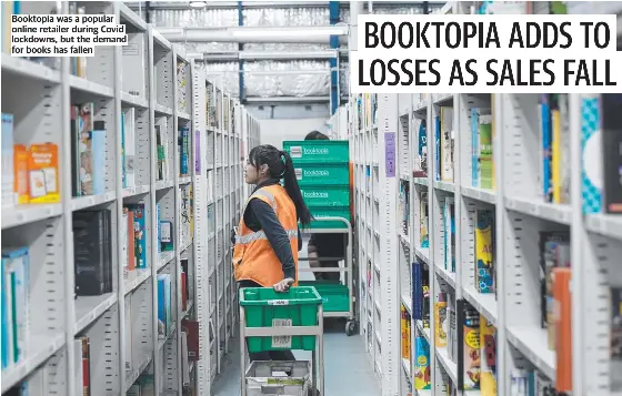 BOOKTOPIA ADDS TO LOSSES AS SALES FALL - PressReader