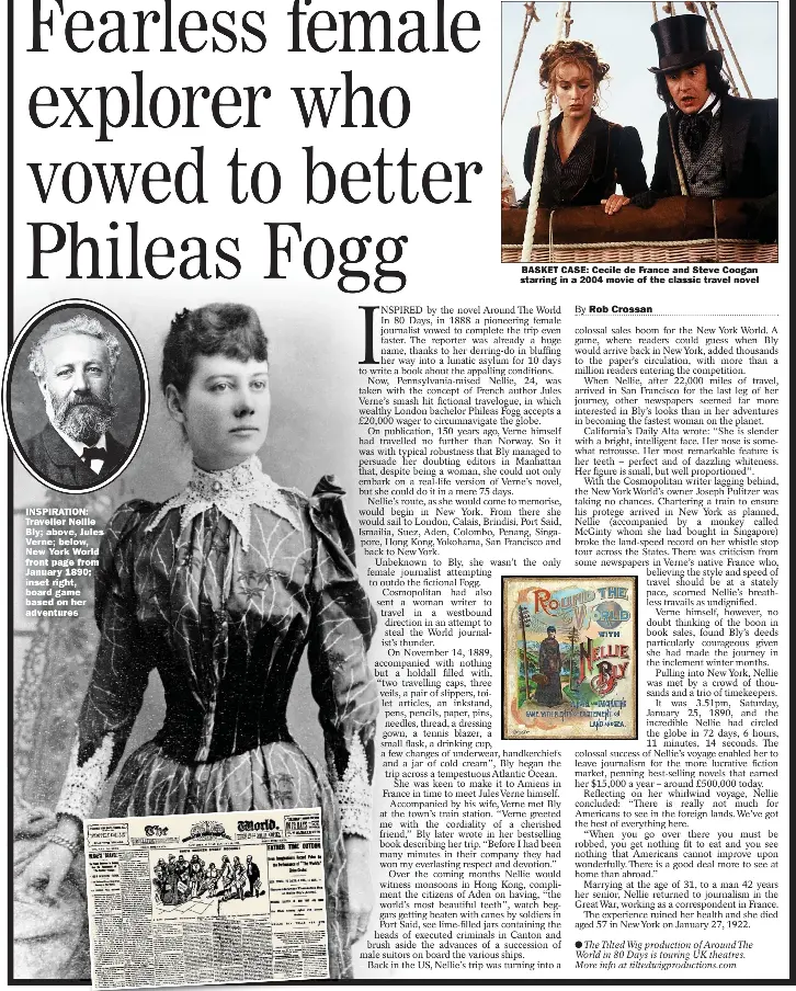 Fearless female explorer who vowed to better Phileas Fogg - PressReader