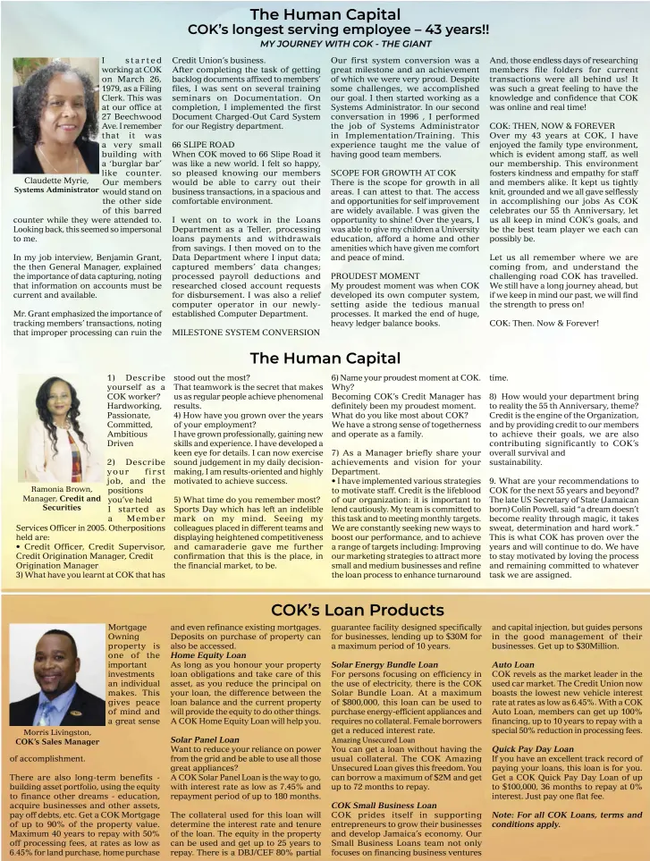 COK’S Loan Products - PressReader