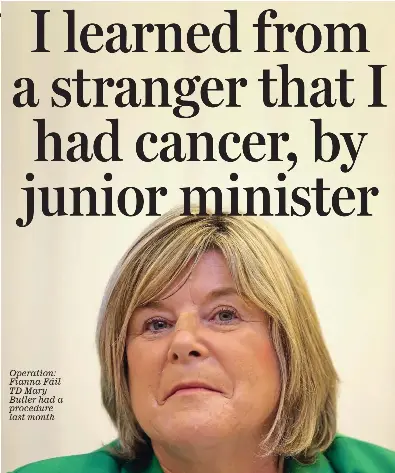 I learned from a stranger that I had cancer, by junior minister ...