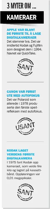 3 MYTER OM ... KAMERAER - PressReader