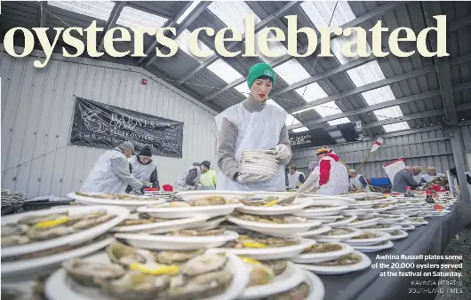 Bluff oysters celebrated - PressReader