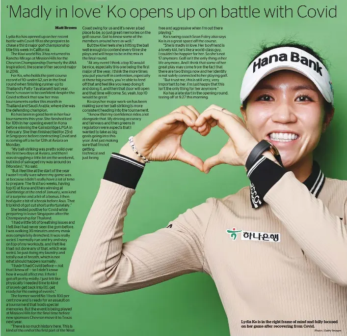 ‘Madly in love’ Ko opens up on battle with Covid - PressReader