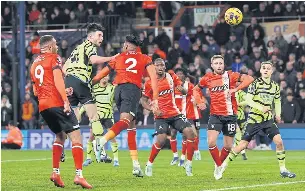 Arsenal rally to pip Luton in 7-goal thriller - PressReader