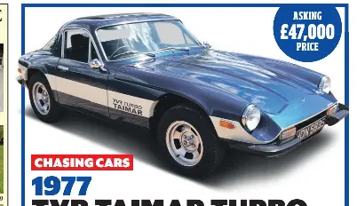 1977 TVR TAIMAR TURBO - PressReader