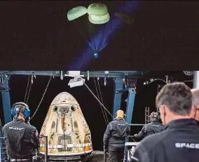 Kapsul Spacex bawa pulang 4 kru dari stesen angkasa - PressReader