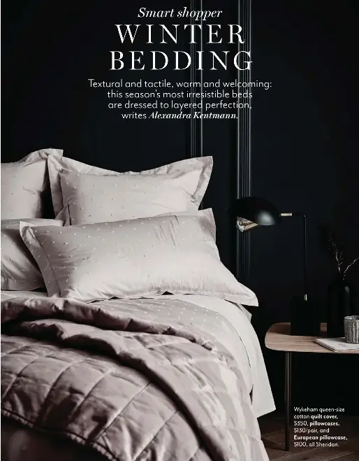 Smart Shopper Winter bedding. - PressReader