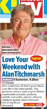 Love Your Weekend with Alan Titchmarsh - PressReader