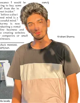 Krishant starts e-commerce business at 15 - PressReader