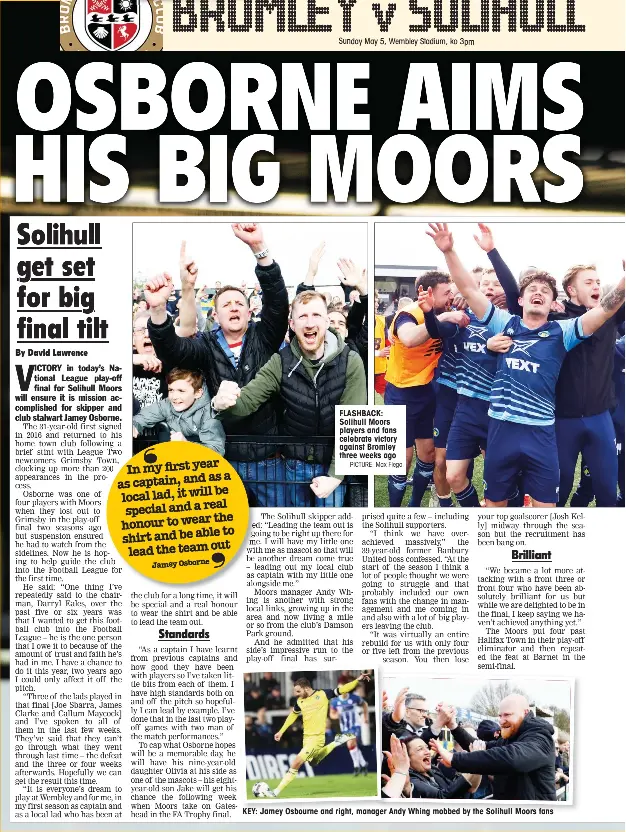 OSBORNE AIMS TO FULFIL HIS BIG MOORS EFL DREAM - PressReader