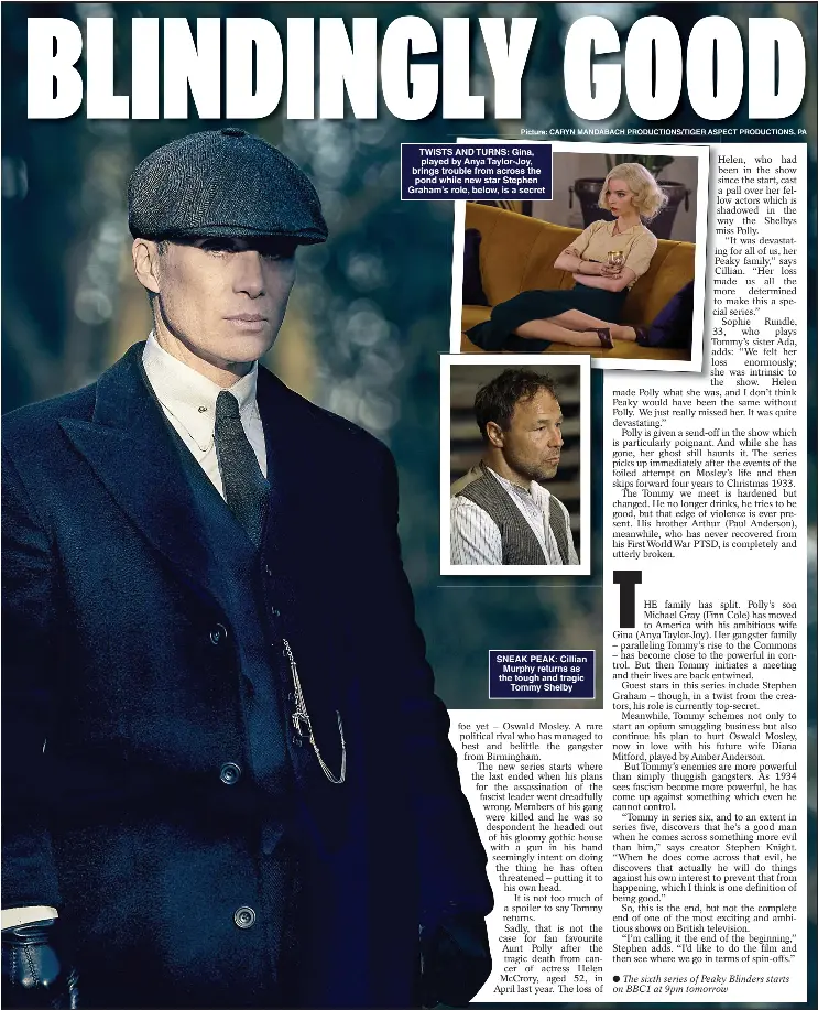 IT’S BEEN PEAKY BLINDINGLY GOOD - PressReader