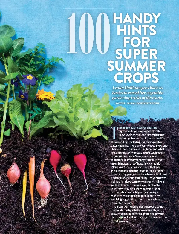 100 tips on vegetable gardening - PressReader