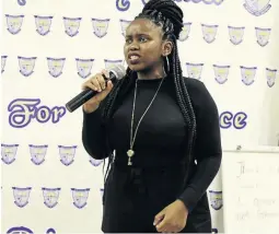 Young Aids activist calls on others to know status - PressReader