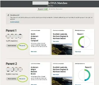 How to use Ancestrydn­a Sideview By Parent - PressReader