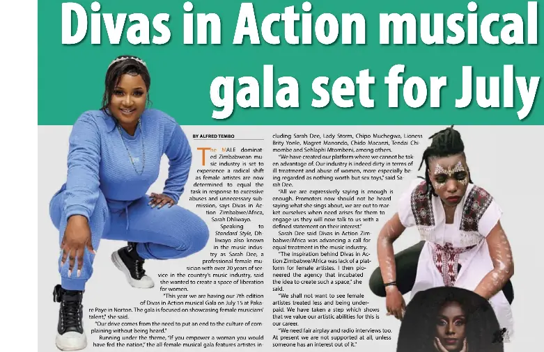 Divas in Action musical gala set for July - PressReader