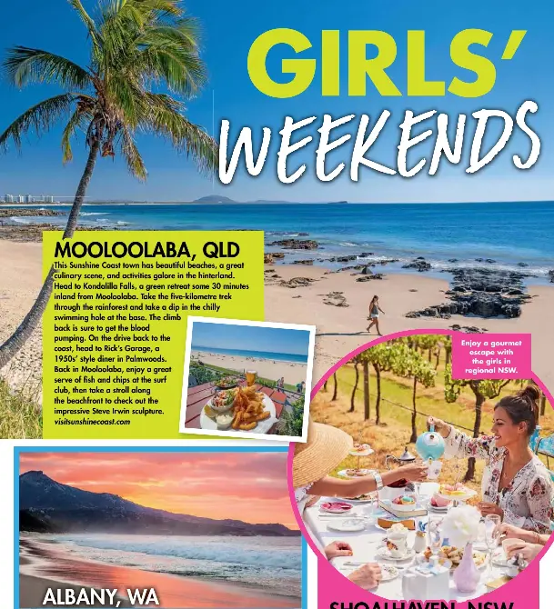 GIRLS’ WEEKENDS AWAY - PressReader