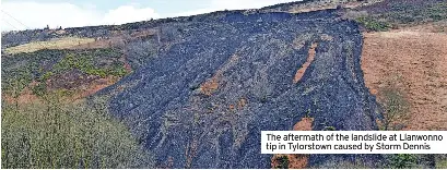 Colliery tip waste to be taken from landslip site - PressReader