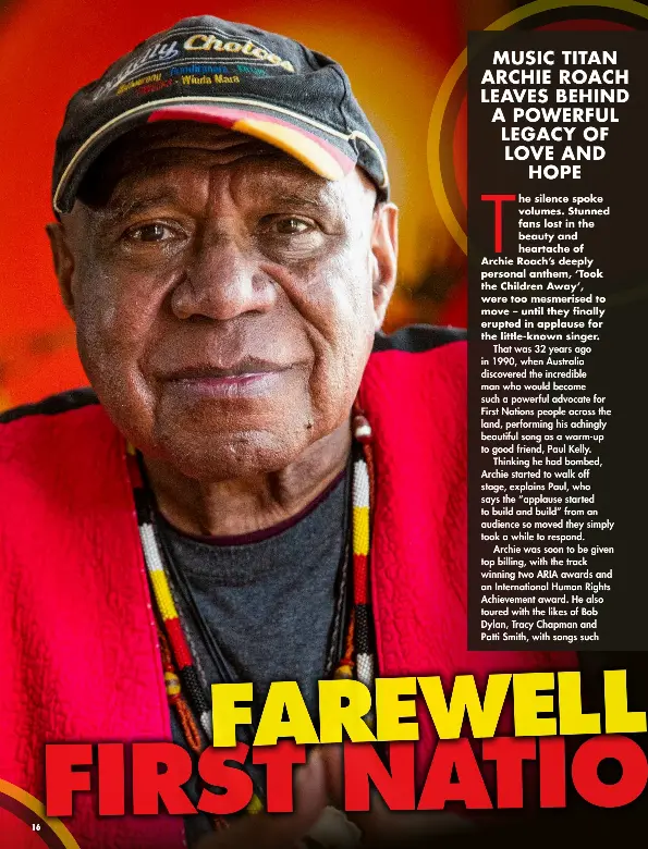 FAREWELL TO A FIRST NATIONS HERO - PressReader