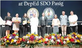 158 DEPED-PASIG TEACHERS COMPLETE UST EDUCATION’S SCIENCE TEACHING ...