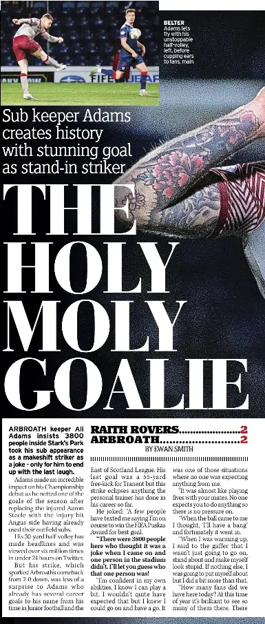The holy moly goalie - PressReader