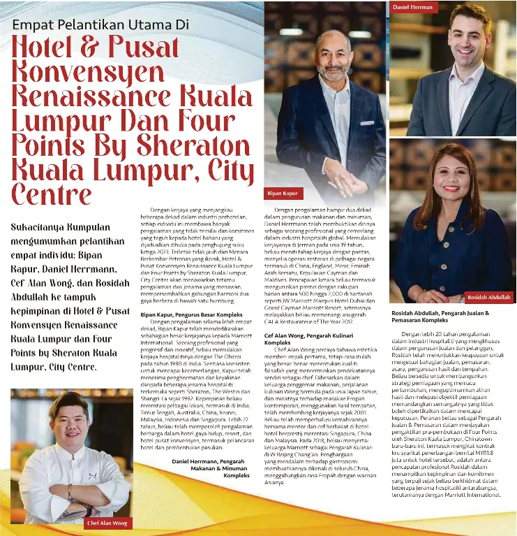 Hotel & Pusat Konvensyen Renaissanc­e Kuala Lumpur Dan Four Points By ...