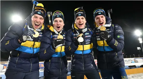Sensatione­llt svenskt Vm-guld i herrstafet­ten - PressReader