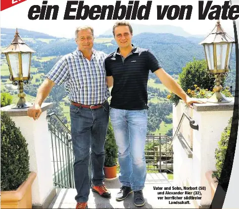 Alexander ist mehr als ein Ebenbild von Vater Norbert - PressReader