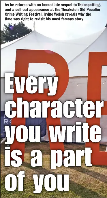 Every character you write is a part of you - PressReader