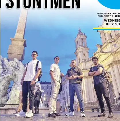 The Iron Heart cast and crew impress Italian stuntmen - PressReader