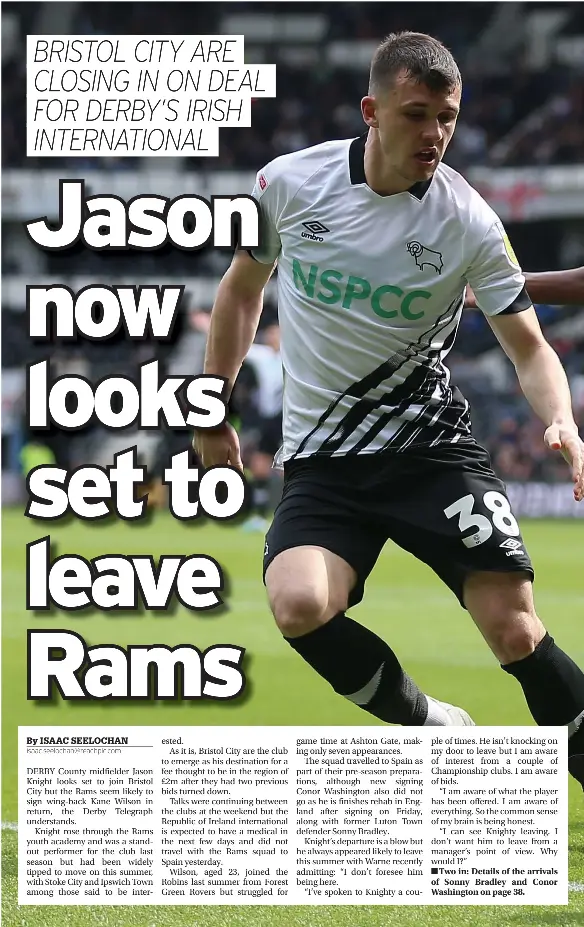 Jason now looks set to leave Rams - PressReader
