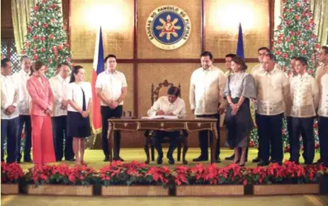 Marcos signs 2025 nat'l budget, vetoes over P194-B in line items ...