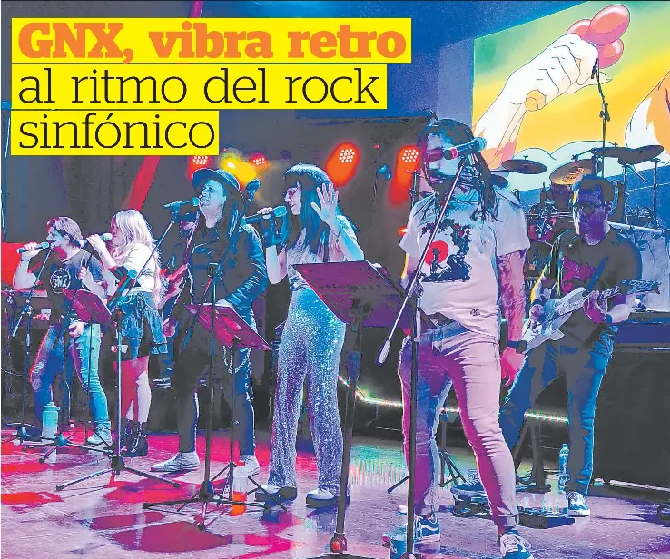 GNX, vibra retro al ritmo del rock sinfónico - PressReader