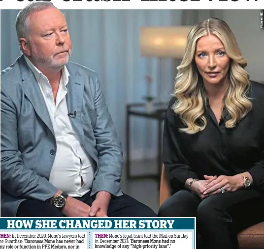 Mone admits she stands to make millions from PPE deal in ‘car crash ...