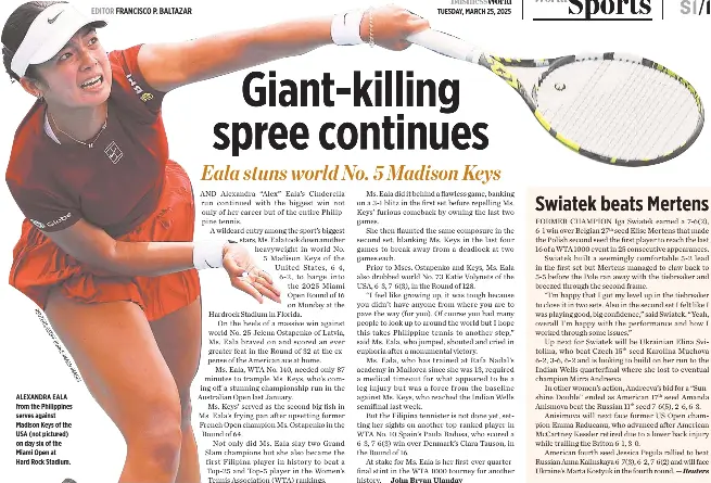 Giant-killing spree continues - PressReader