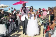 Joyous wedding for star - PressReader