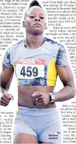 Strong field should push Jackson to fast time in Oslo - PressReader