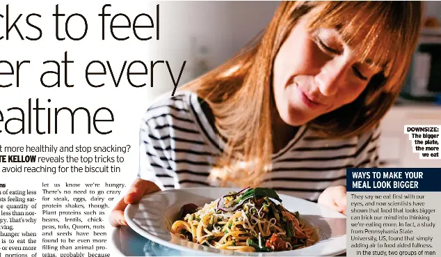 Tricks to feel fuller at every mealtime - PressReader